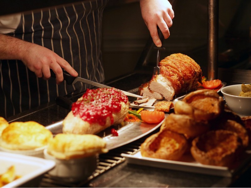 Sunday Carvery at The George Hotel in Lichfield.